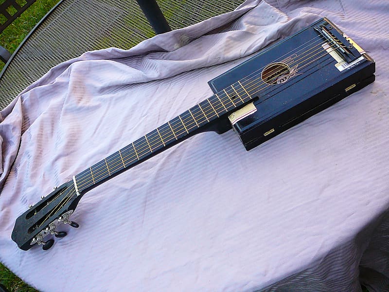 Cigar Box Guitar 6 string black cigar box | Reverb