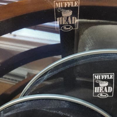 Pearl Muffle head mesh drum heads 10,12,16 | Reverb