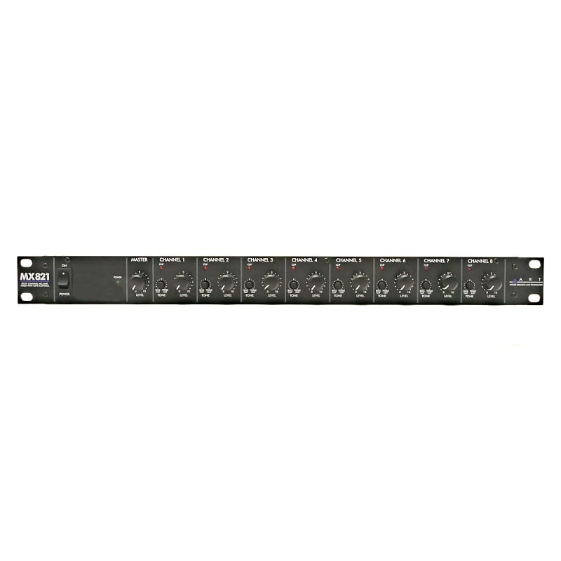 Art - MX821 - 8 Channel Rackmount Mic/Line Mixer With Tone | Reverb