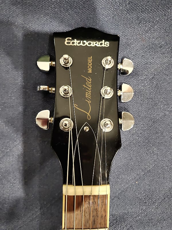 Edwards E-LP-85 SD 1995-2005 - Plain blue body, natural | Reverb UK