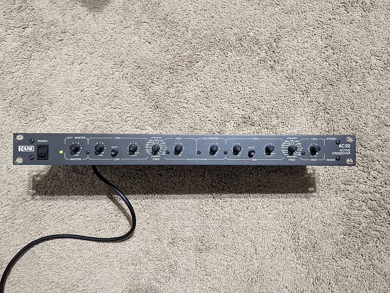 Rane AC22 Active Crossover Gray | Reverb