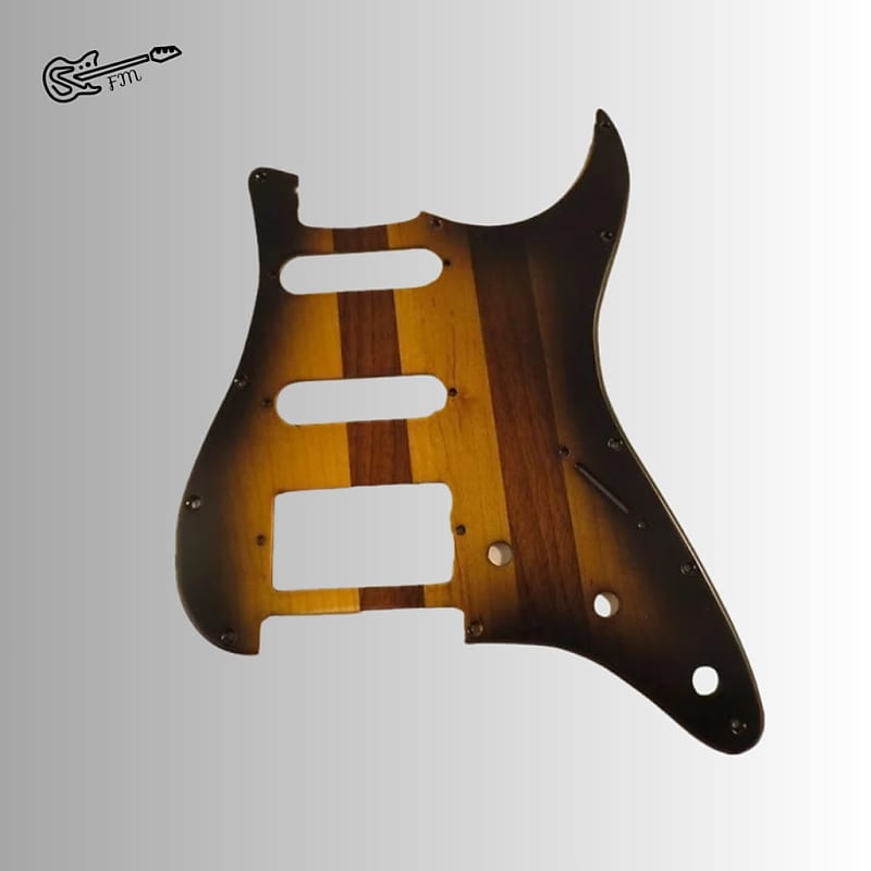 Maple 1 Custom Wooden Strat Style Pickguard HSS | Reverb