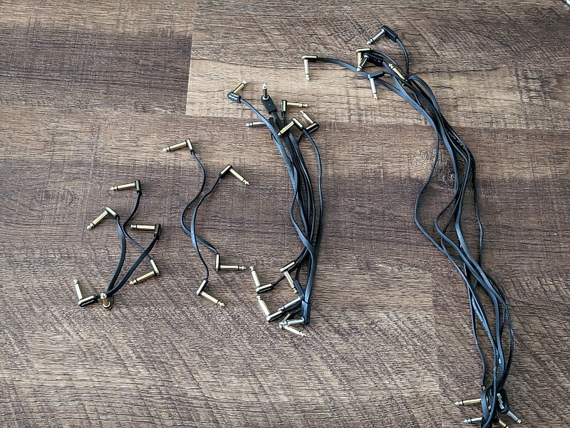 EBS Premium Gold and Delix Flat Patch Cable lot | Reverb