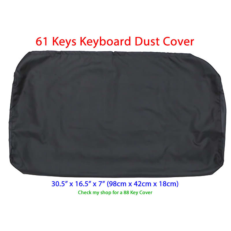 Keyboard Dust Cover - 61 Key Wide - Black Brand New Unused | Reverb