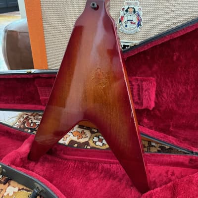 Vintage 1981 Gibson USA Flying V Cherry Sunburst Guitar w/ | Reverb