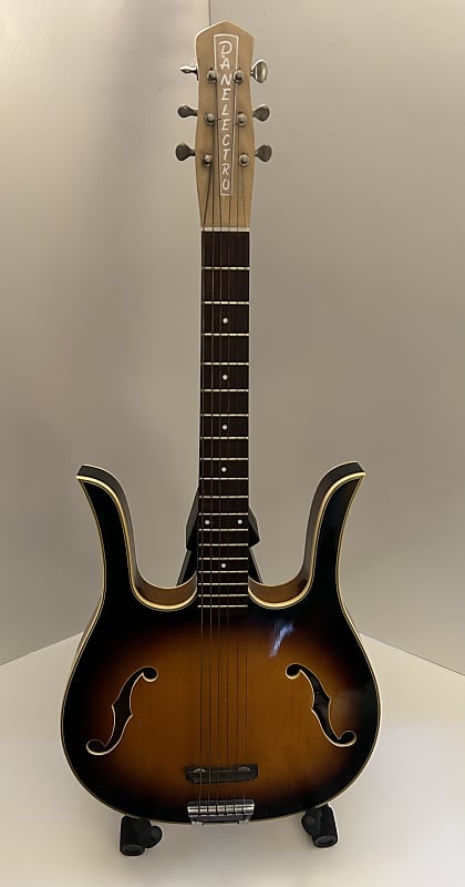 Danelectro neck / Coral Longhorn body 1960-1970 Tobacco | Reverb