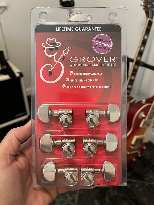 Grover Machine Heads (Chrome) | Reverb