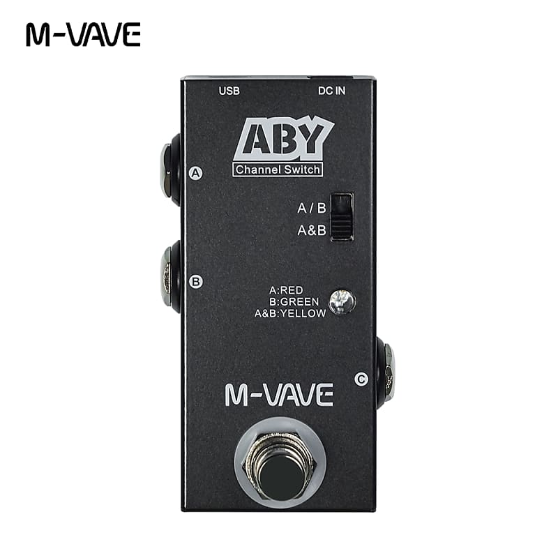 M-vave ABY Channel Switch Guitar Pedal | Reverb