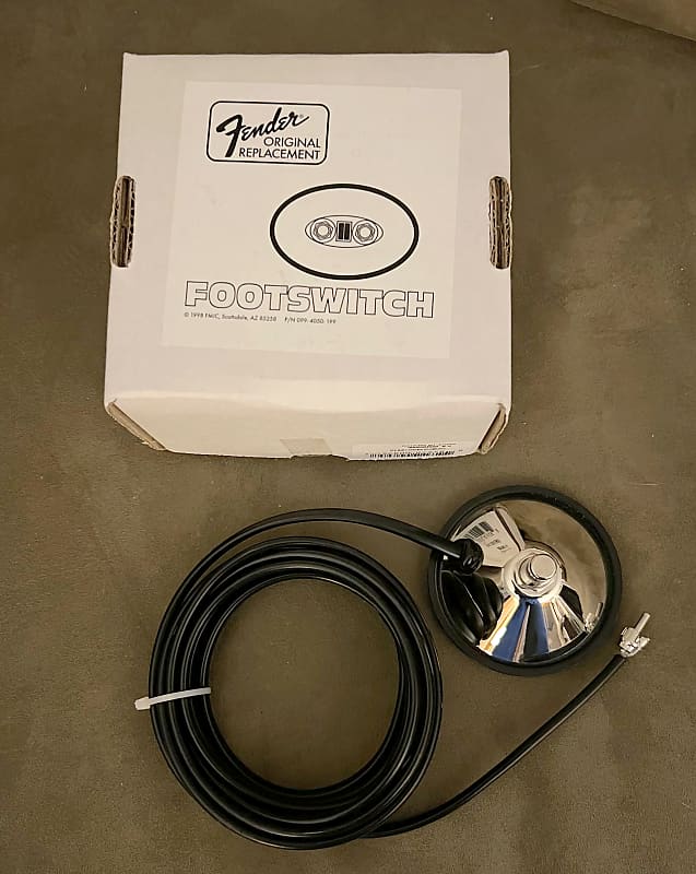 Fender One Button, Vintage Footswitch with RCA Plug | Reverb