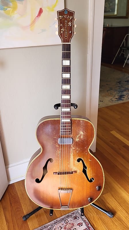 1940s Old Kraftsman (Kay) 17" Jumbo Archtop Electric | Reverb