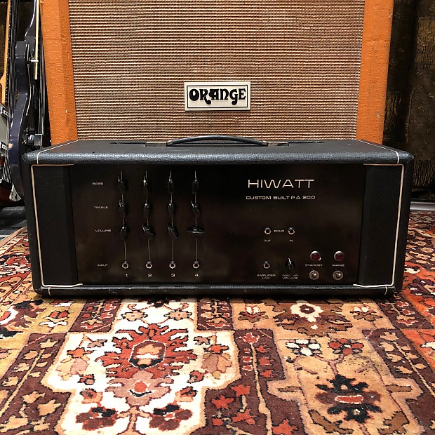 Vintage 1969 Hiwatt PA 200 DR203 Custom Built 6L6 | Reverb Deutschland