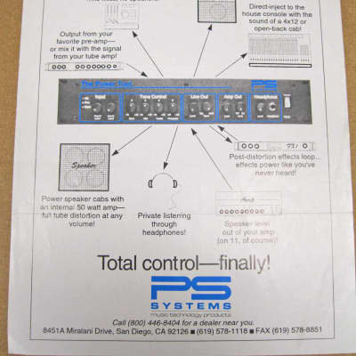 PS Systems The Power Tool Brochure | Reverb