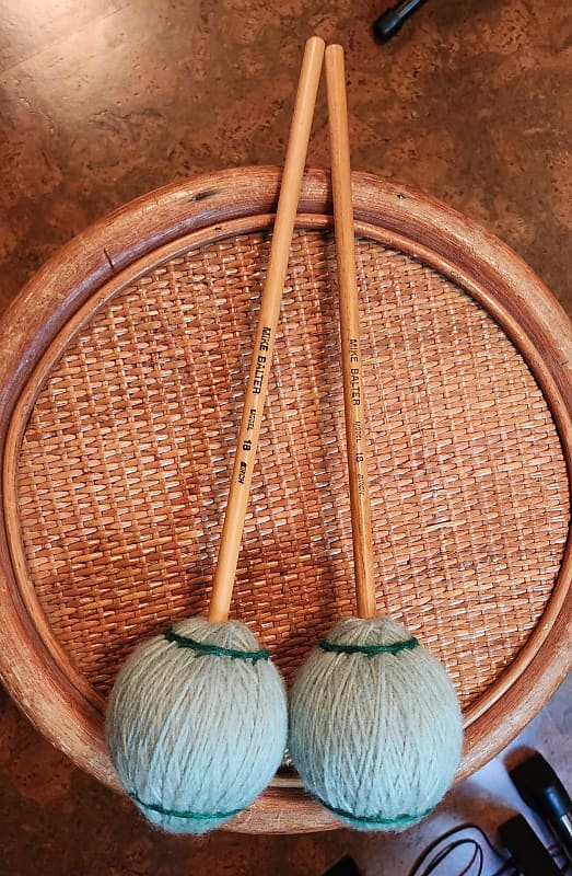 Mike Balter Model 18 Birch Bass Marimba mallets mid-90s - | Reverb