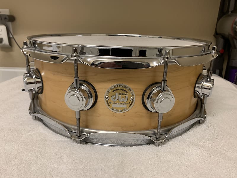 DW Maple 14x5.5 Snare 2004 - Natural Satin | Reverb