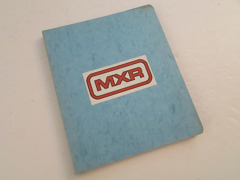 Original 1970's/80's MXR Sales Rep Info Folder RARE!!! | Reverb