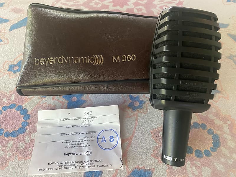 Beyerdynamic M380 TG rare and legendary kick drum mic | Reverb
