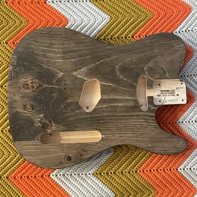 Pine Telecaster Body - Nicely Stained and Finished! - Ready | Reverb