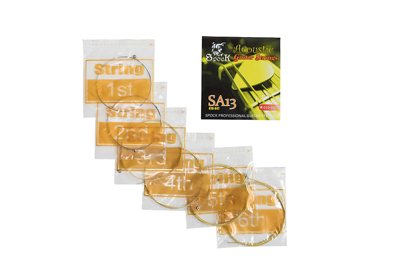Premium Acoustic Guitar Strings Prime Spock High Quality | Reverb UK