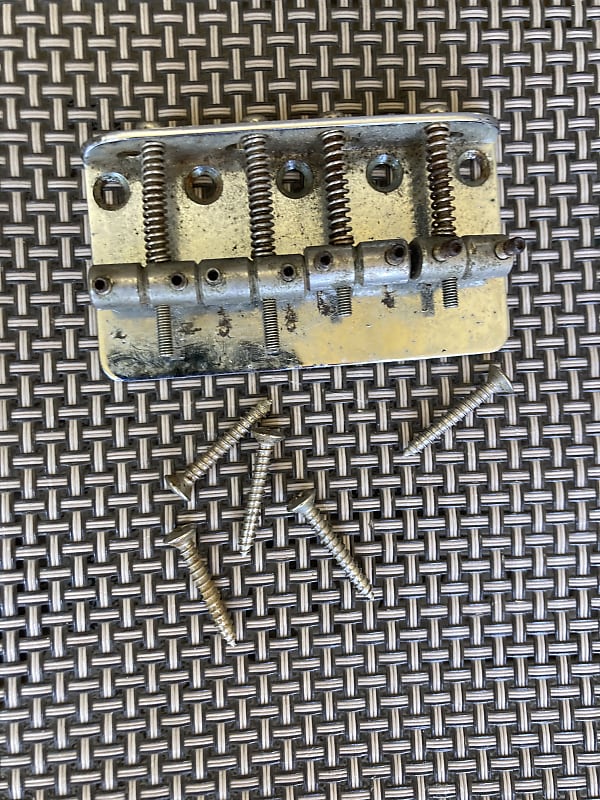 Squier Japan bass bridge 1984 Vintage Japan for parts | Reverb