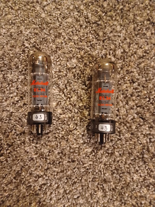 JJ Electronic EL34 Power Tube Apex Matched Pair(marshall | Reverb