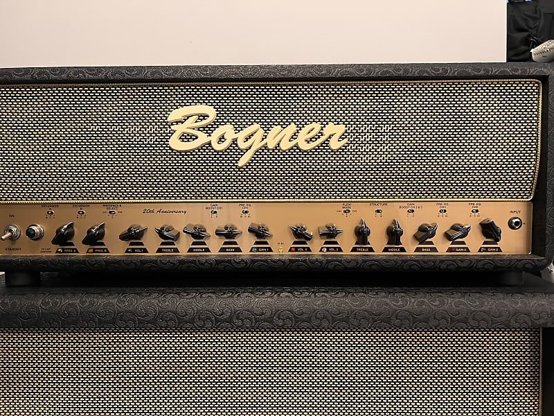 Bogner Ecstasy 101B 20th Anniversary Amp and 412ST Cabinet | Reverb
