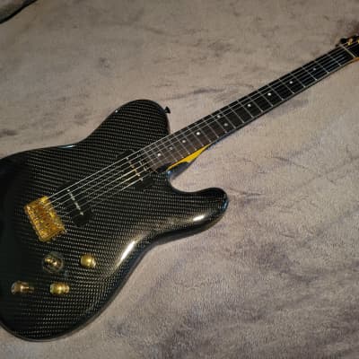 Custom Carbon bodied T style guitar 2021-22 - Clear carbon | Reverb