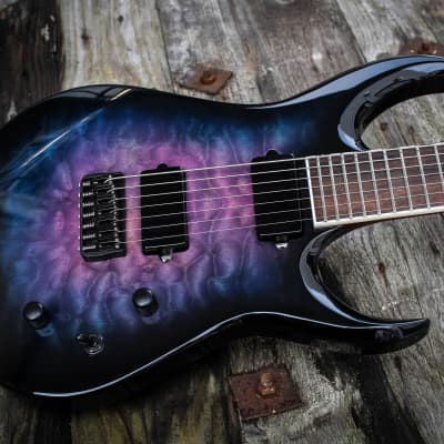 Daemoness Cimmerian baritone 7-string in Skeletorburst | Reverb
