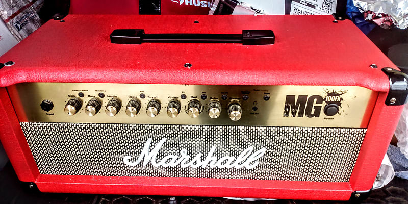 Marshall 100 Watt MG100FX "Red" + Foot Switch | Reverb