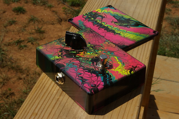 Colorsound inspired Fuzz Box. Handwired, hand swirl | Reverb UK