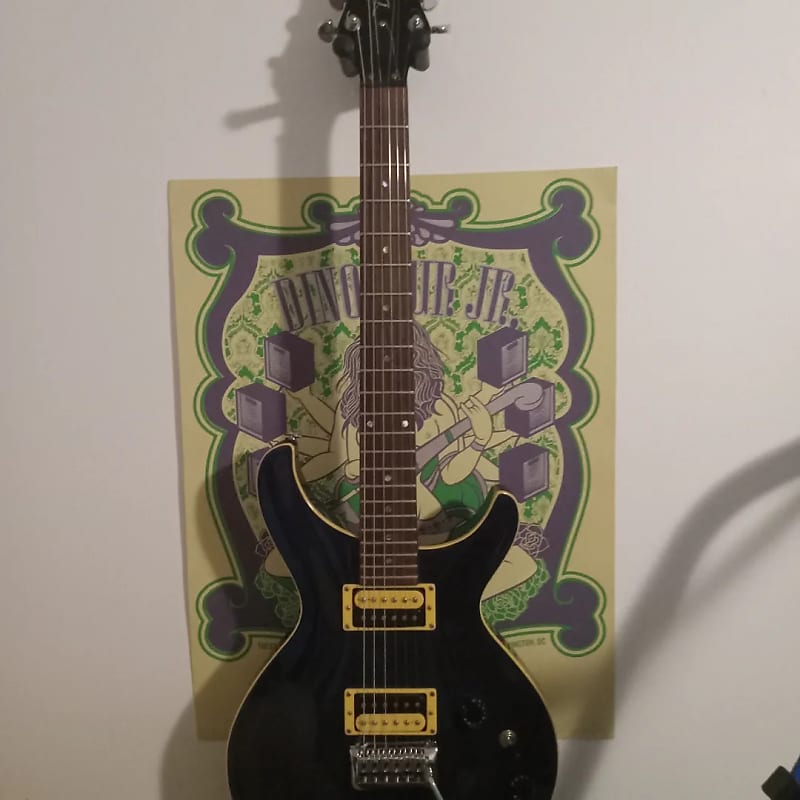 Dean Icon 2015 Transluscent BLUE GREEN With Headstock Ding, | Reverb