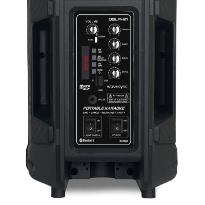 Dolphin KP-80 Premium Loud DEEP Sound, Lite-Weight, Karaoke | Reverb