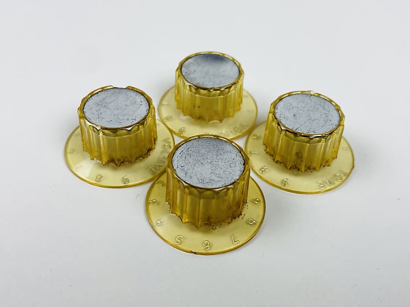 Guild/Harmony Clear Knob Set: I'll be there. 60s | Reverb