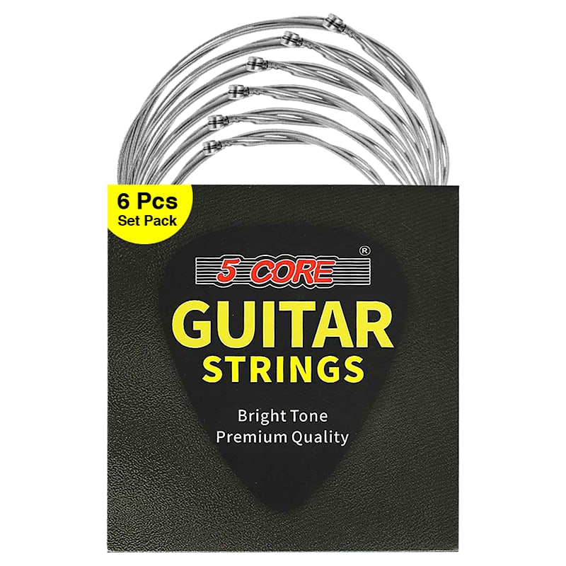 Guitar strings 6 Pieces Nickel Acoustic Electric Guitar | Reverb