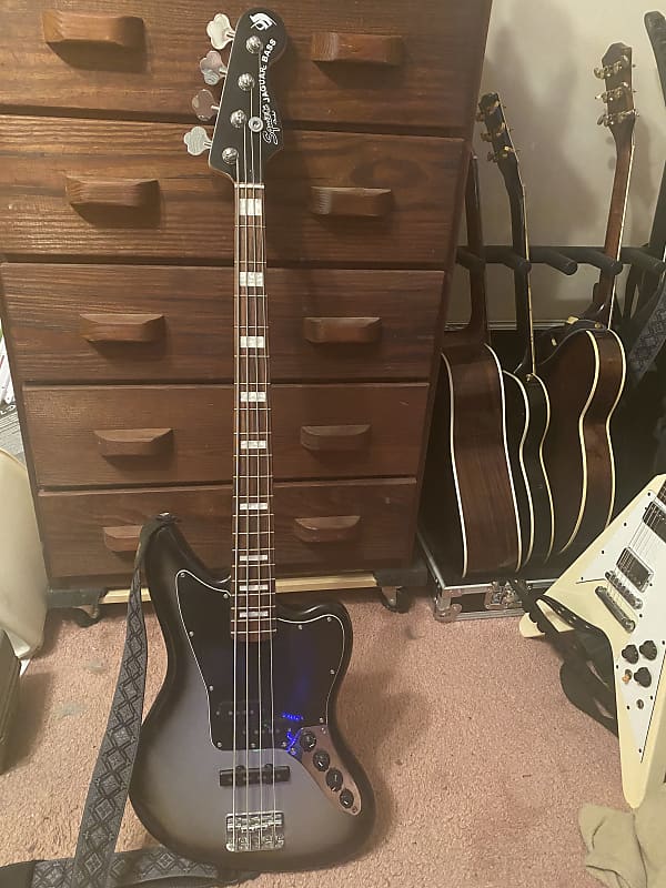 Squier Troy Sanders Jaguar 2015 Silverburst | Reverb