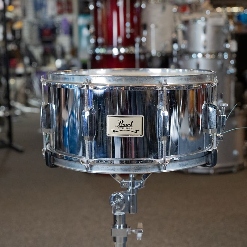Pearl Steel Snare - 14x6.5" | Reverb