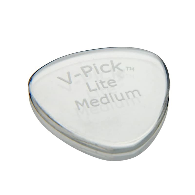 V-Picks Medium Round Lite Clear Pick | Reverb