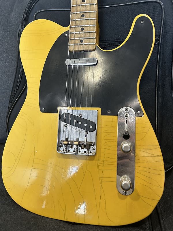 Berly T52 Telecaster 52 B Bender Glaser - Butterscotch | Reverb