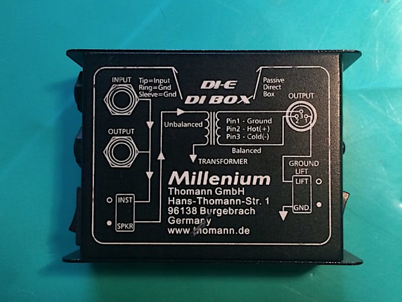 Millenium DI-E DI BOX - thomann | Reverb