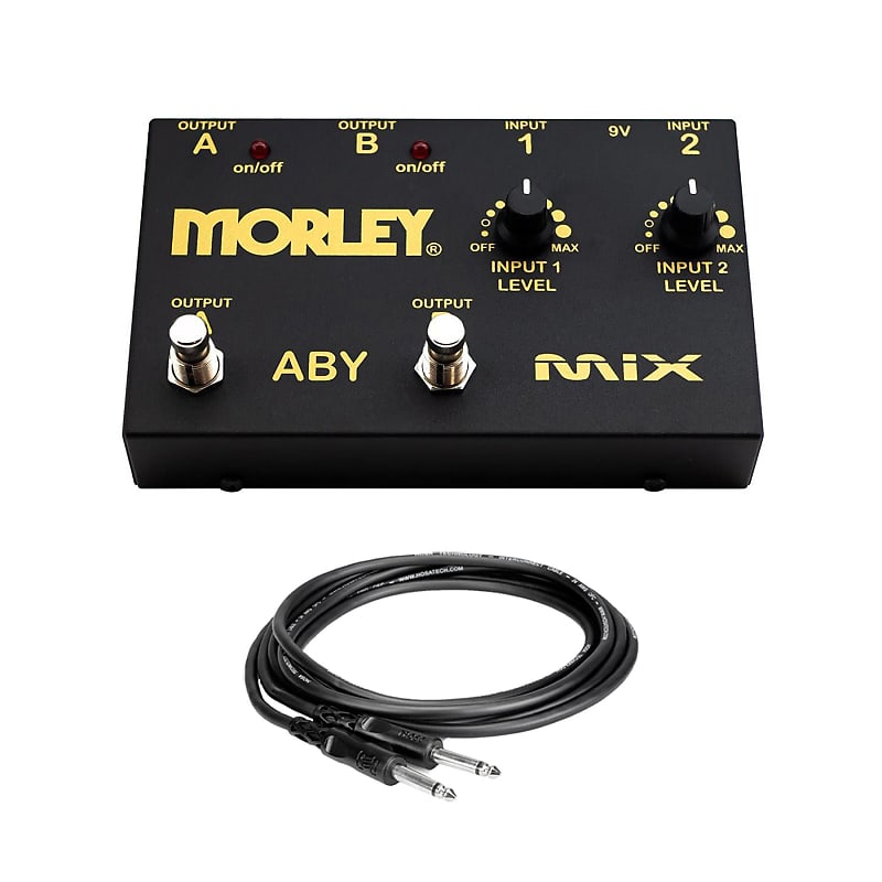 Morley ABY Mix Gold Series Mixer/Combiner Pedal w/ Instrument | Reverb