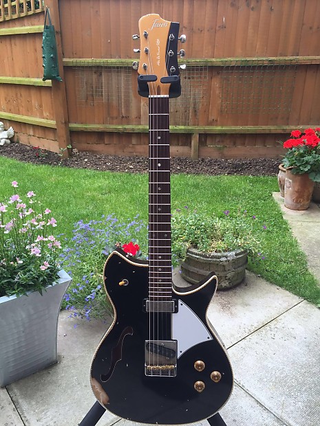 Fano Alt de Facto RB6 Thinline 2014 Black Over Gold (Old | Reverb