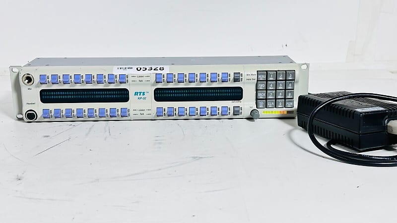 Telex RTS KP-32 Intercom Key Panel W/Power Cord #05328 #05329 | Reverb