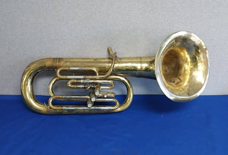 Vintage Late 60s-Early 70s Getzen KB Series Baritone Horn 11" | Reverb
