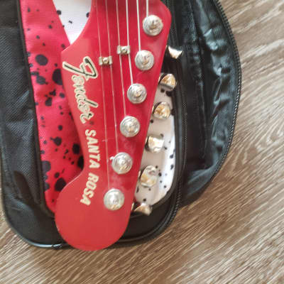 Fender Santa Rosa - Candy Apple red with new gig bag rare MIJ | Reverb