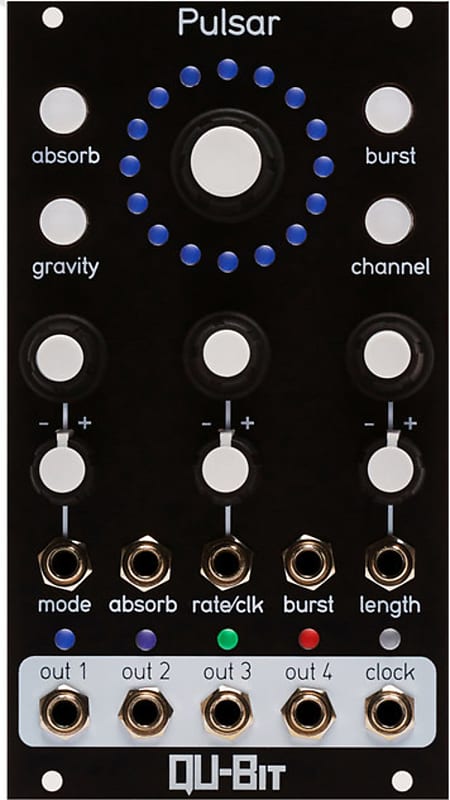 Qu-Bit Pulsar Burst Generator Eurorack Synth Module | Reverb