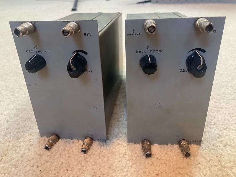 Pair of serviced Siemens Sitral u273 Diode bridge compressors | Reverb