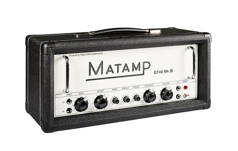 Matamp GT40 40 Watt Hand Made Valve Amp Head Amplifier | Reverb UK