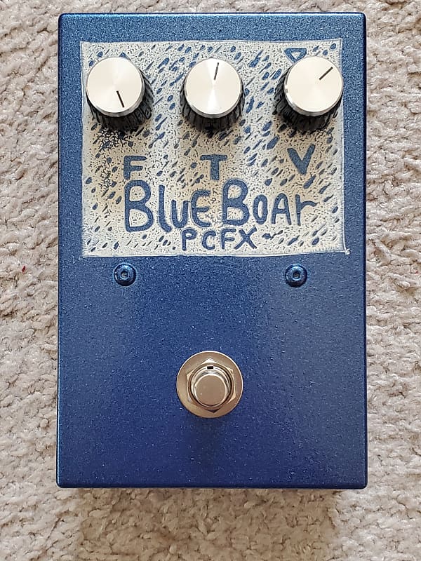 Plum Crazy FX Blue Boar 3-Knob Park Germanium Fuzz Handmade | Reverb