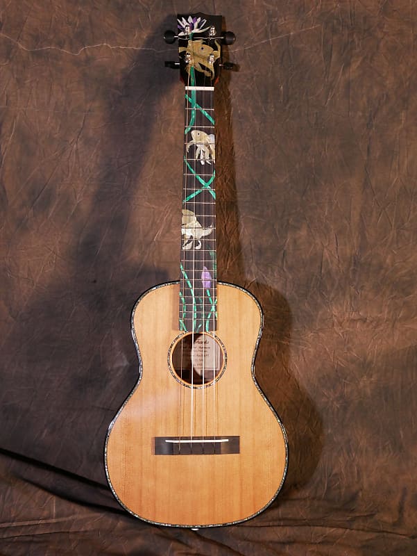 MJ Franks 14T Tenor Ukulele Koi Fish #1 Custom Craig Lavin | Reverb
