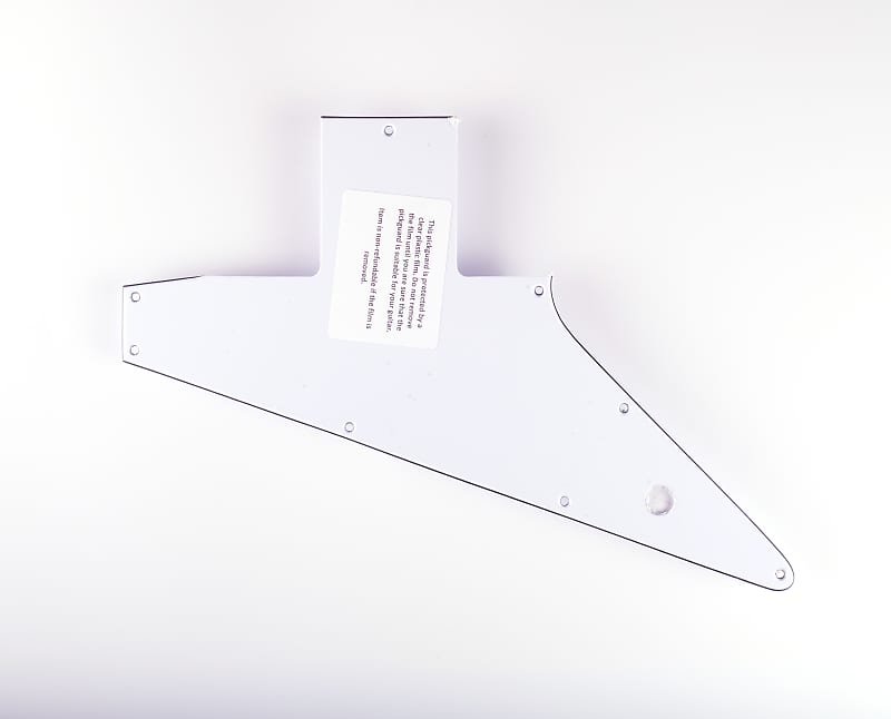 Gibson '58 Explorer style white 3-ply pickguard / | Reverb UK