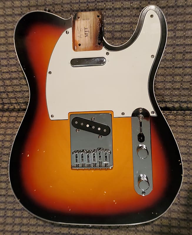 MJT Fender Telecaster Custom featherweight loaded body Alder | Reverb